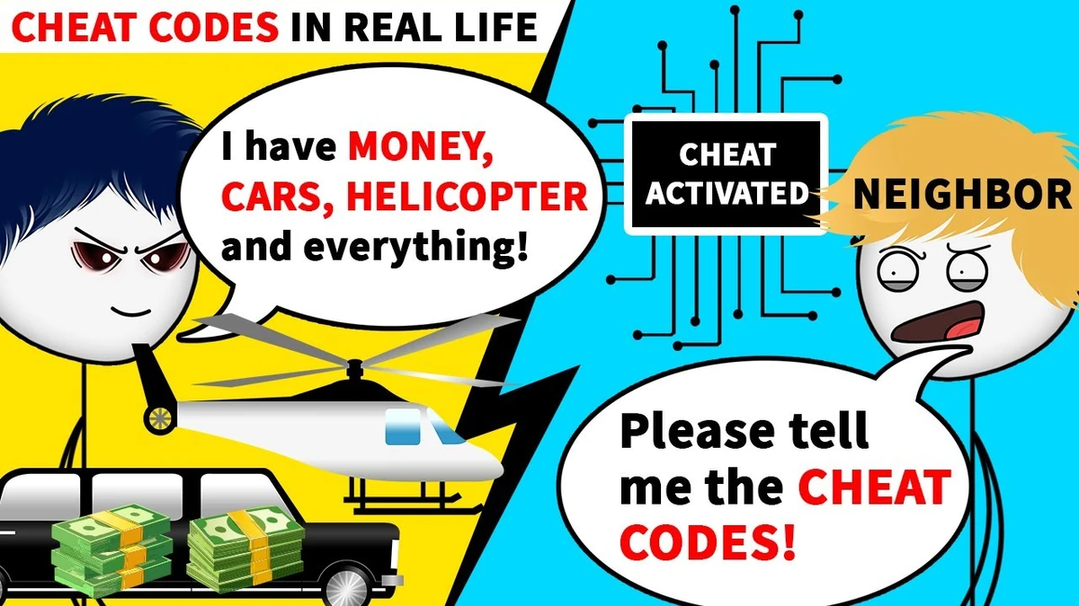 When a Gamer uses Cheat Codes in Real Life | Axzyte Wiki | Fandom
