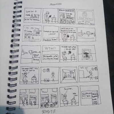 Komik Stickman Harian/July 2023 | Azam Mujahid Productions Wiki | Fandom