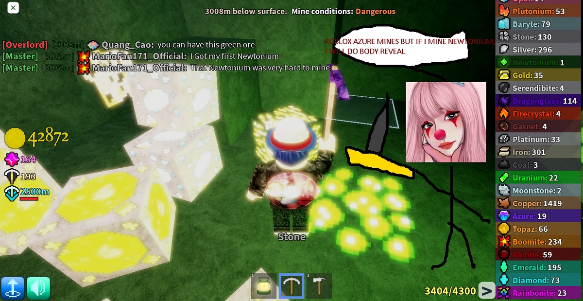 User blog:NotSemaphore/What to do if ClownXiao gets into Azure Mines ...