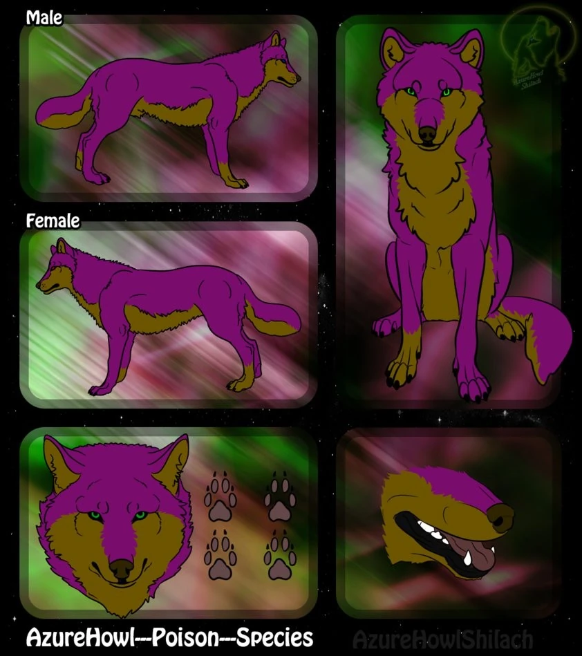 Poison wolf species | AzureHowlShilach Wiki | Fandom