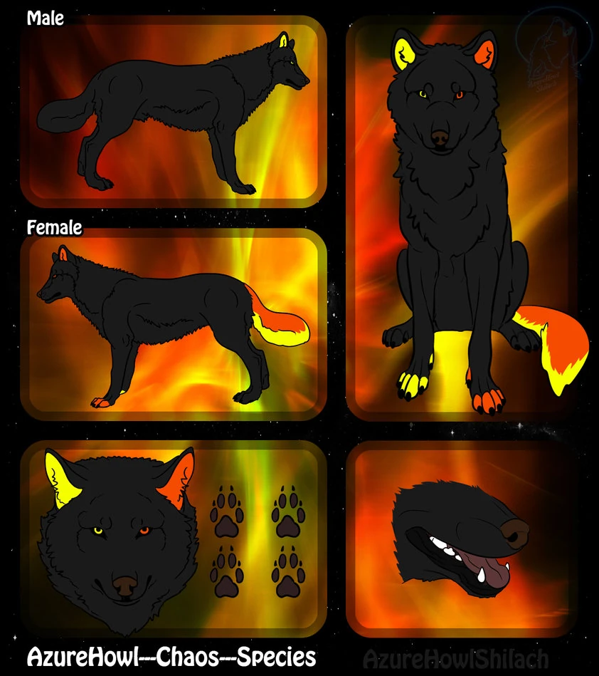 Chaos wolf species | AzureHowlShilach Wiki | Fandom