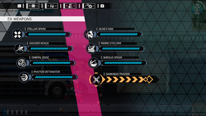 EX Weapons | Azure Striker Wiki | Fandom