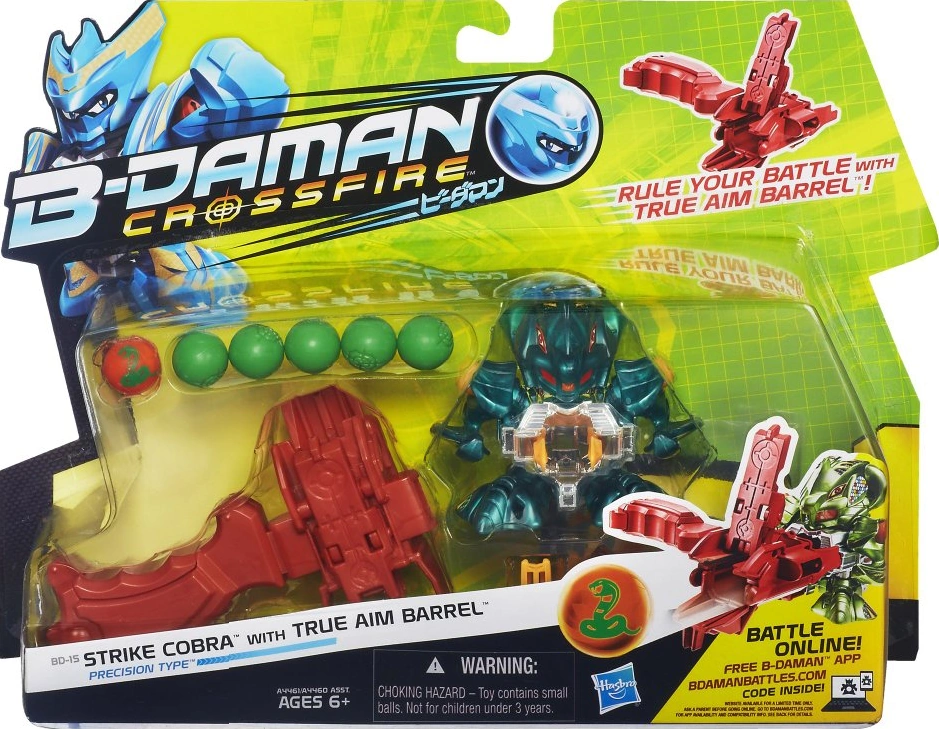 Strike Cobra with True Aim Barrel | B-Daman Wiki | Fandom