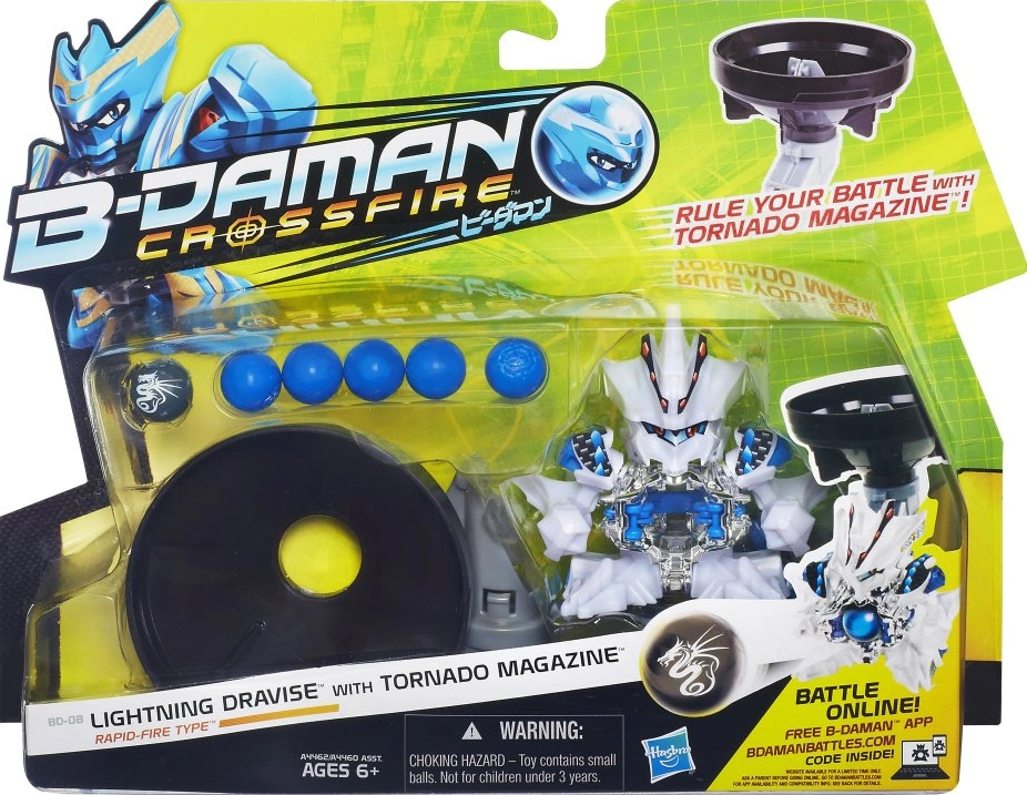 Lightning Dravise with Tornado Magazine | B-Daman Wiki | Fandom