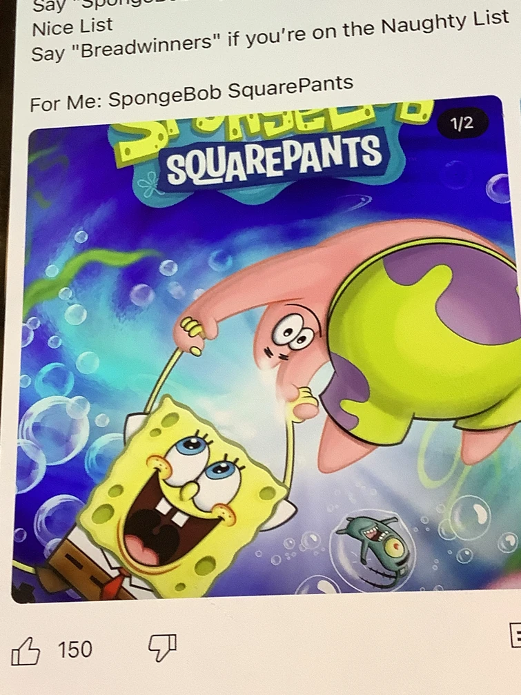 Say SpongeBob SquarePants if you’re on the nice list | Fandom