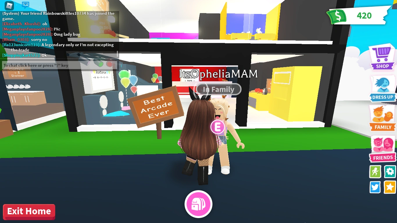 Fanmade adopt me arcade by my friend! | Fandom