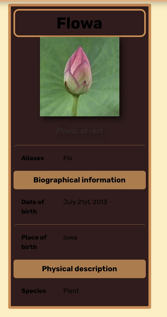 Problem with the Infobox Color. | Fandom