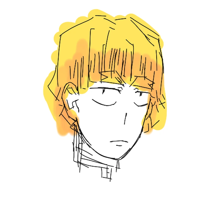 the Zenitsu I drew in 2 minutes | Fandom