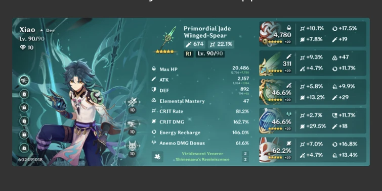 Rate xiao build?? | Fandom