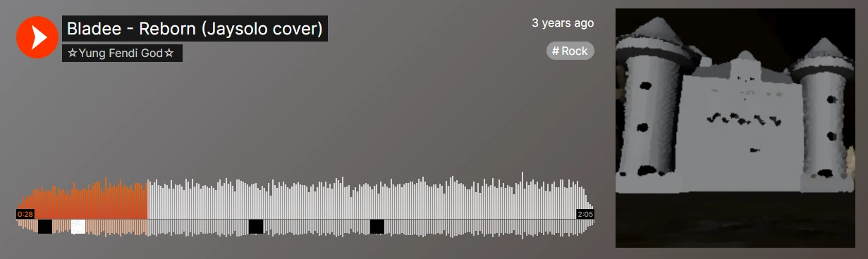 i saw somebody in soundcloud using the croc 3 castle as a thumbnail lol ...