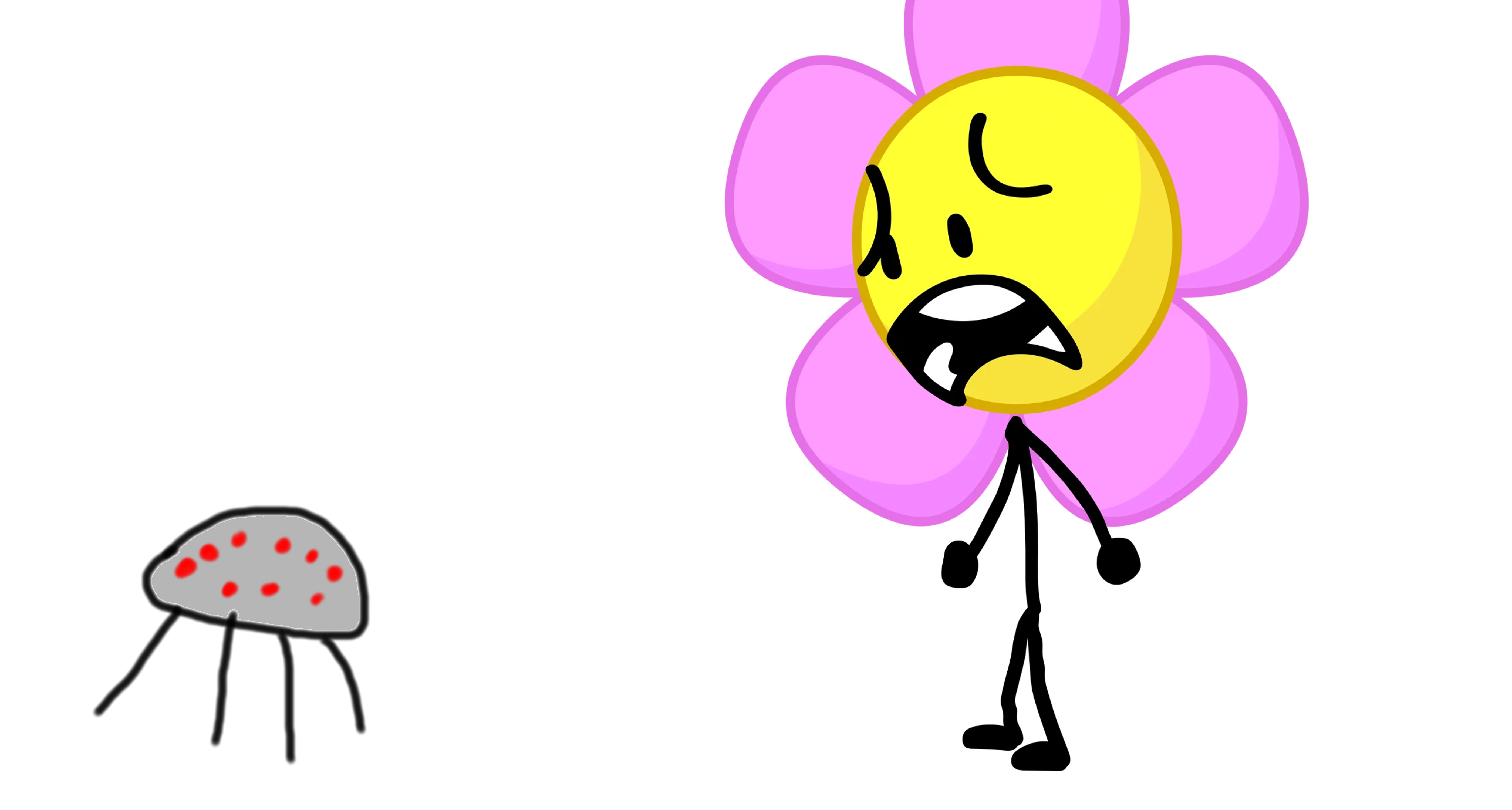 Flower scared when she saw a bug | Fandom