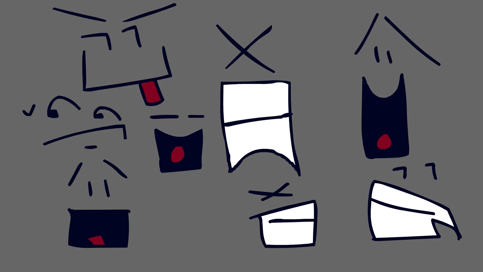 square mouths are still really fun to draw 🤯 | Fandom