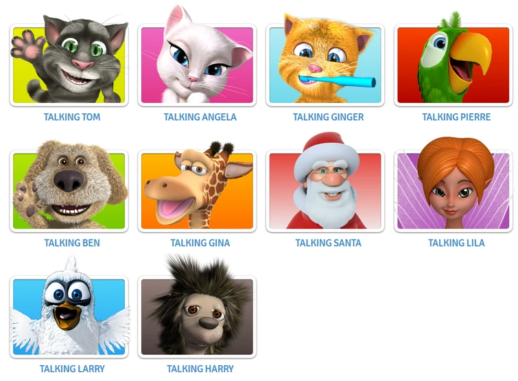 Talking Friends Characters