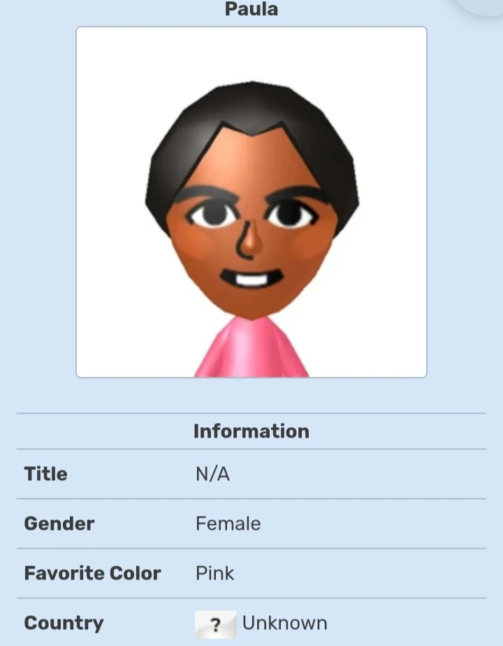 If the Miis were Pokémon Trainers: Paula | Fandom