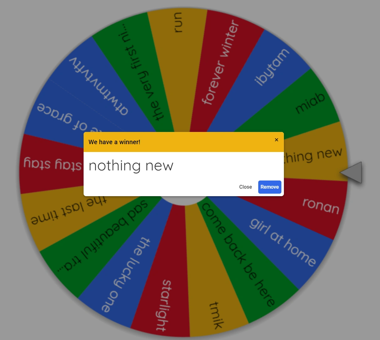 Red wheel elimination round 13 | Fandom