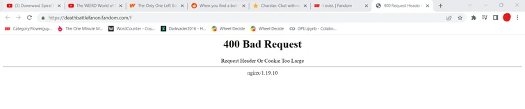 So I have a problem with DBF on Chrome | Fandom