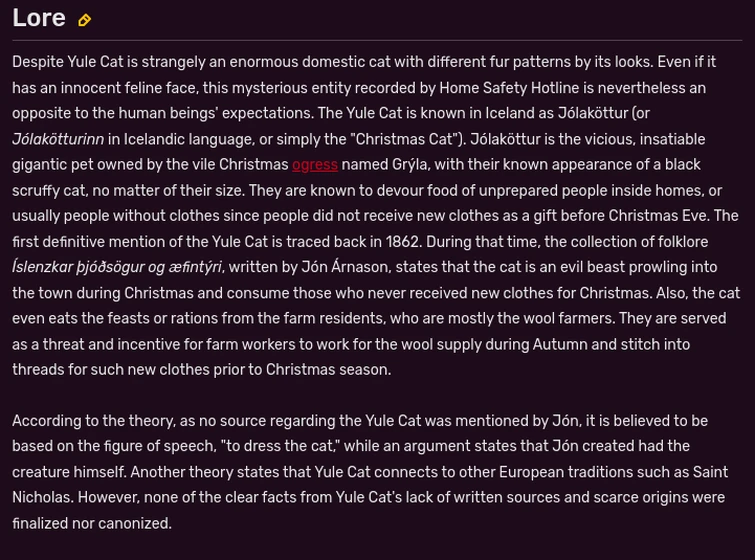 Lore Section Is Confusing | Fandom