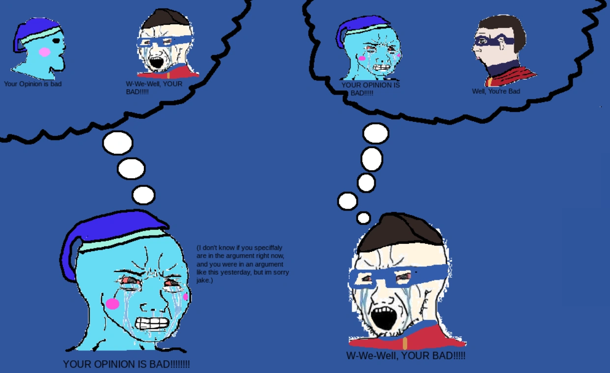 Guys, I solved the argument! | Fandom