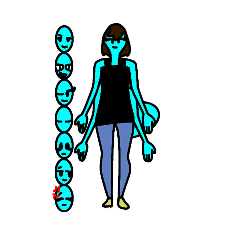 My wife needs help drawing her Antonblast OC in the Antonblast style ...