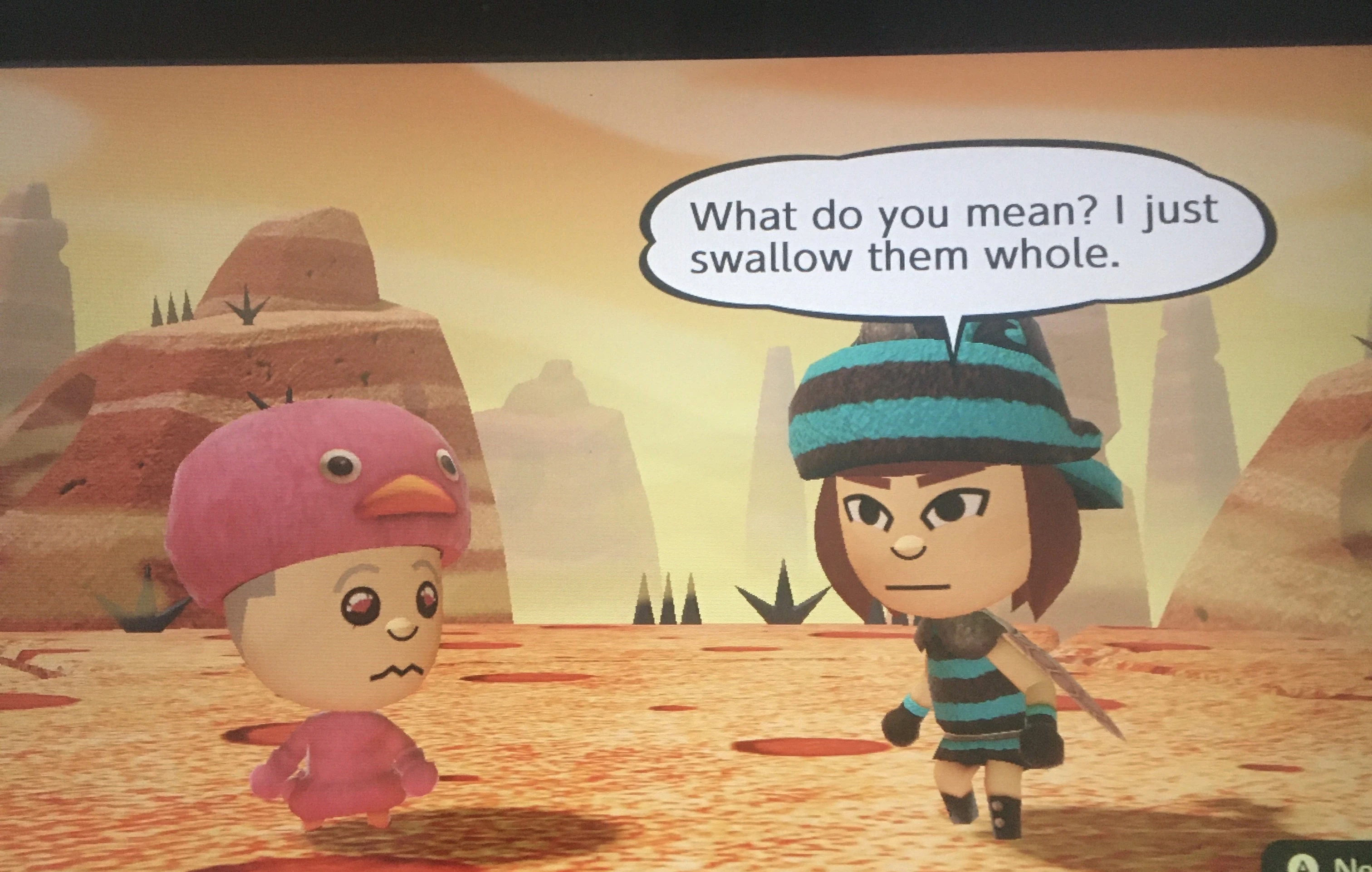 Favorite Weapon: Sword. Favorite Tool: Sword. Favorite Food...Sword ...