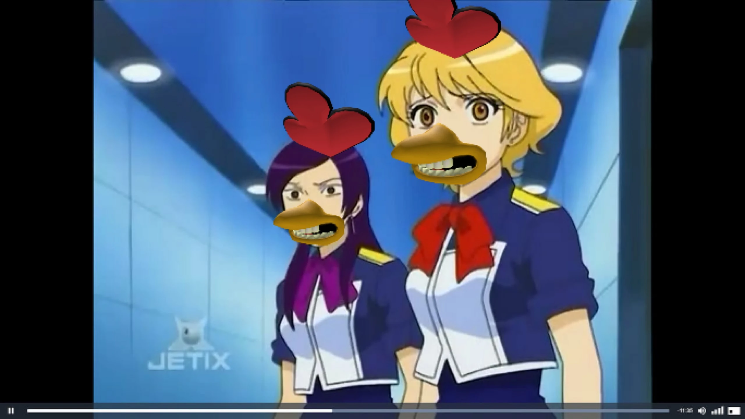 Miki and Megumi as Chickens | Fandom