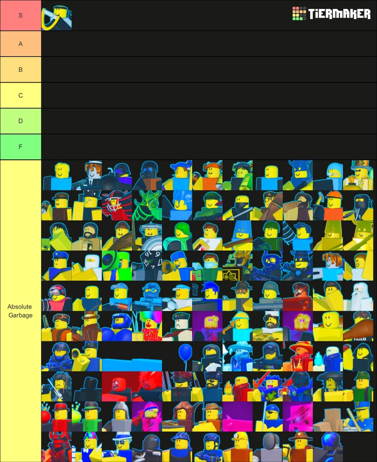 The Battler Bricks tier list | Fandom