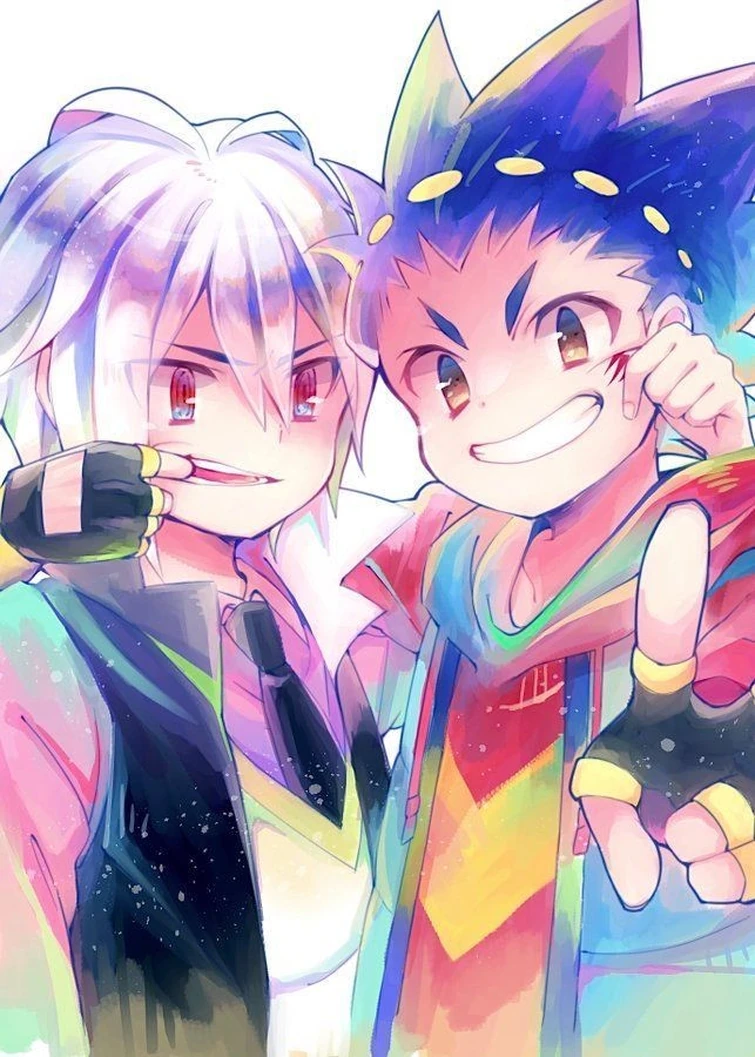 Beyblade burst /Shu Kurenai x Valt Aoi ️💙💫 | Fandom