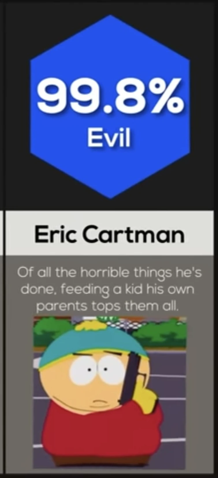 I was never aware that a literal kid could be more evil than Bill ...