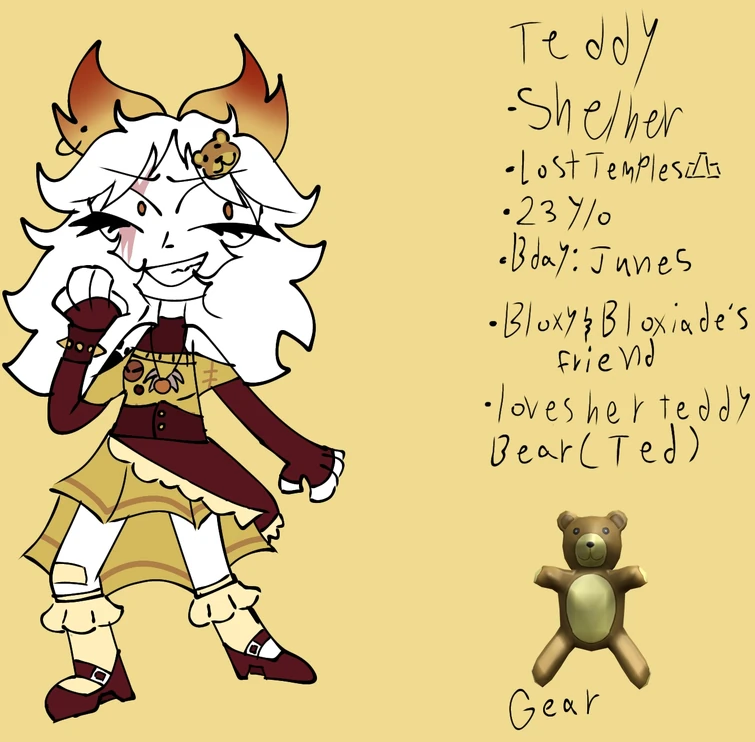 New oc (Teddy) | Fandom