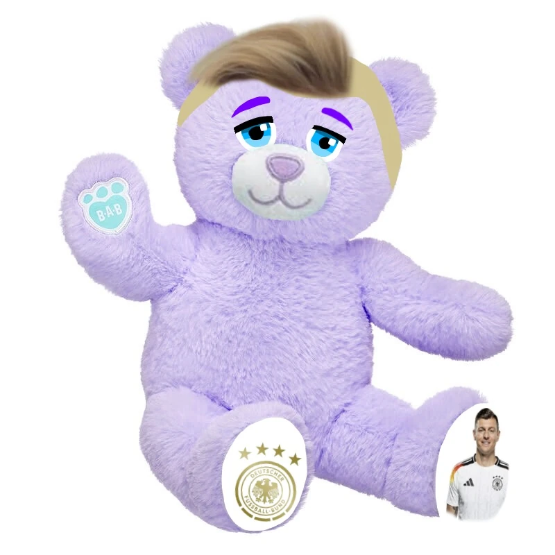 Buidl A Bear × DFB 2024 Toni Kroos Purple Teddy Bear Plush | Fandom