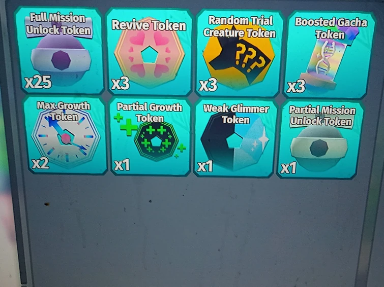 Newinv(Selling my last 25 mission tokens)(also auction pure shadow aer ...