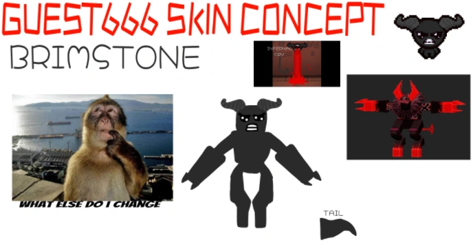 bindinf of isaac guest 666 skin concept!!!! | Fandom