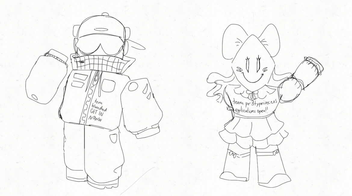 Sketch of a Milestone IV version of bluudud and pr3typriincess | Fandom