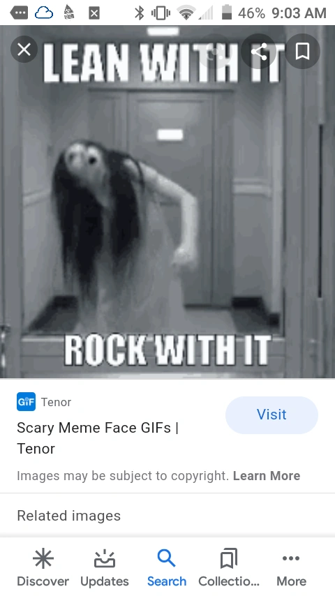 Terrified Meme Face
