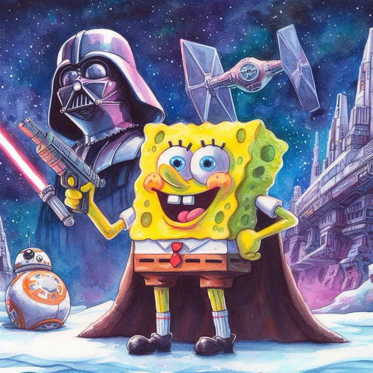 Some AI of SpongeBob/Star Wars | Fandom