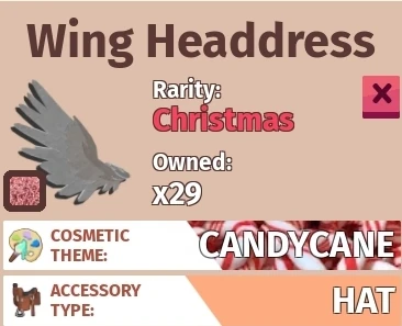 Trading this for a frozen wing headdress can add a frozen wing potion ...