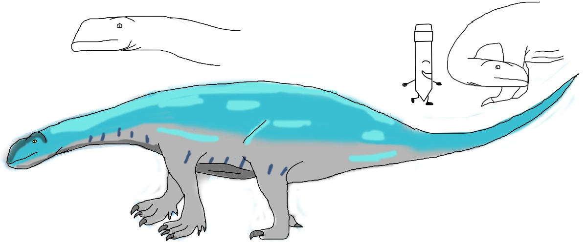 Lessemsaurus art | Fandom