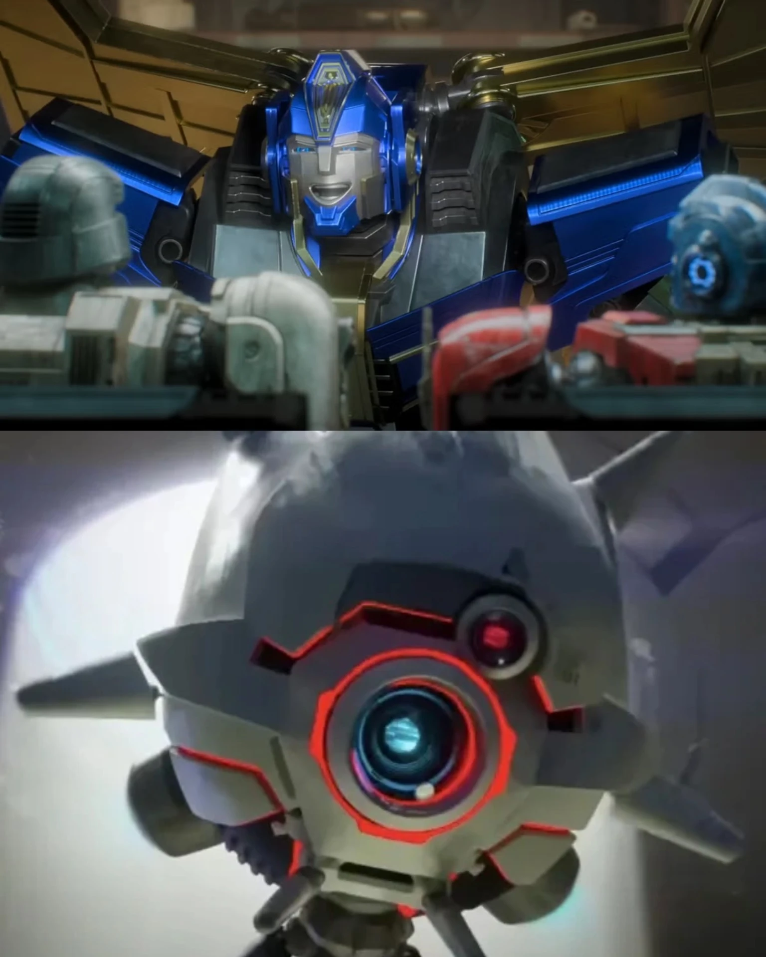 Imagine the wonderful conversations these two Pure Evil animated robot ...