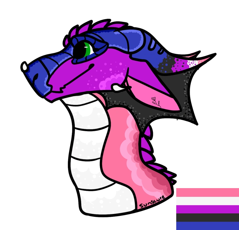 Genderfluid pride dragon Adopt | Fandom
