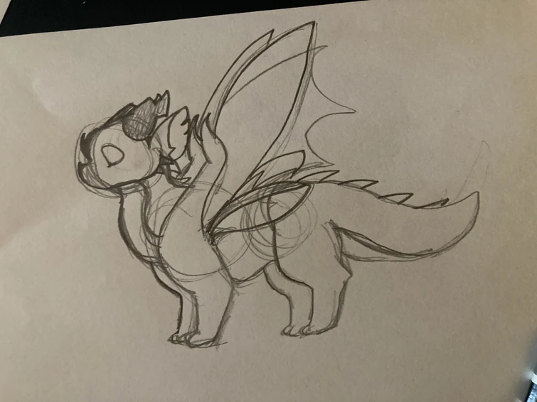 Hivewing sketch might make bases - sort of chibi style | Fandom