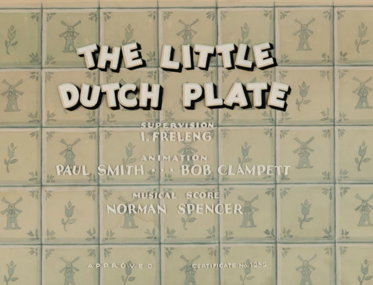 I found a cel of the original title card for Little Dutch Plate | Fandom