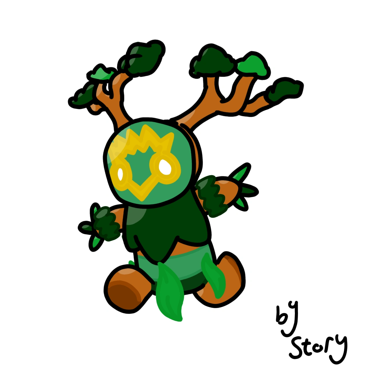 It's not really a pokemon but it's from a pokemon-like game so i might ...