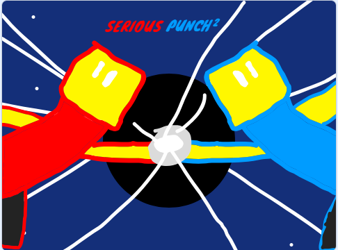 i made this serious punch squared art | Fandom