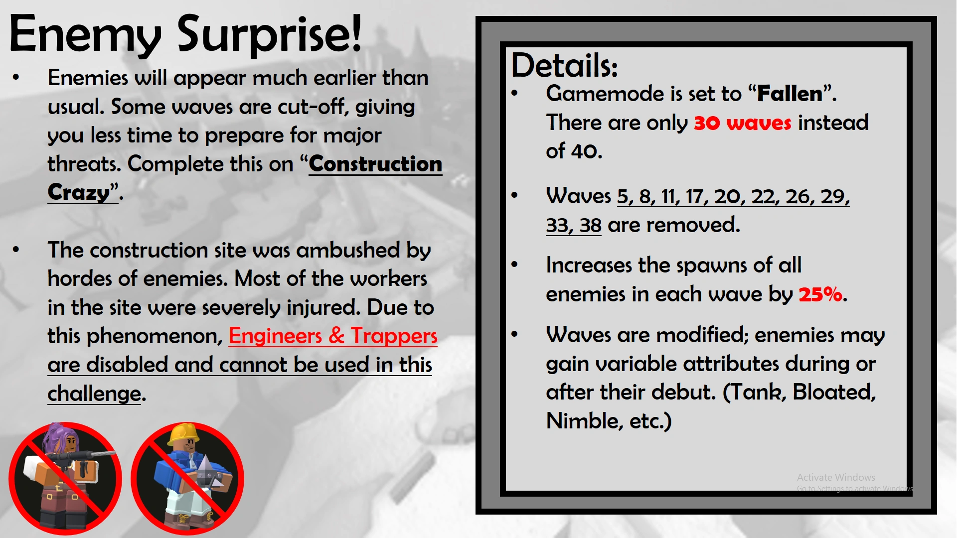 Random TDS "Challenge" Ideas | Fandom