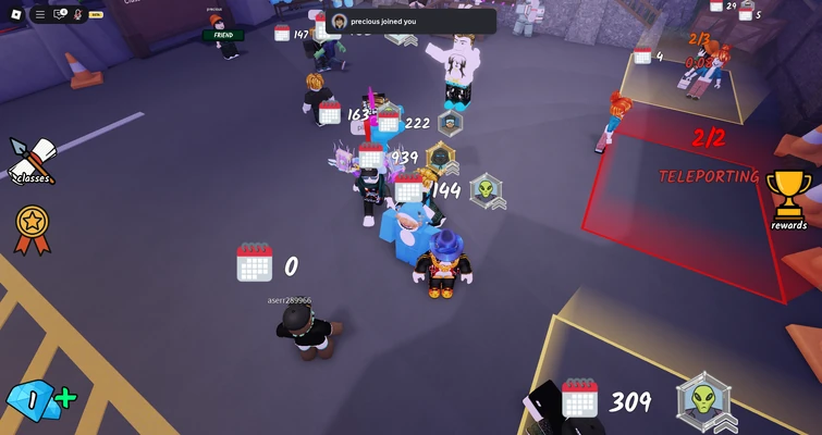 This is what happens if you have a lot of days and join a public server ...