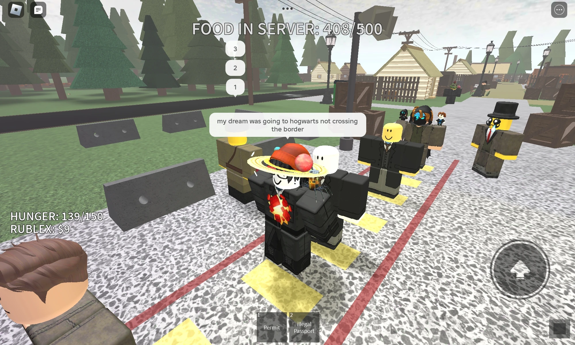 My dream was going to hogwarts not crossing the border (Non-FPE meme ...