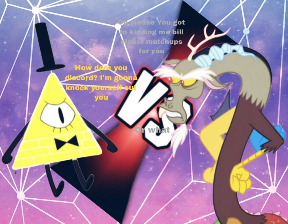 Death battle bill cipher vs discord (gravity falls vs my little pony ...