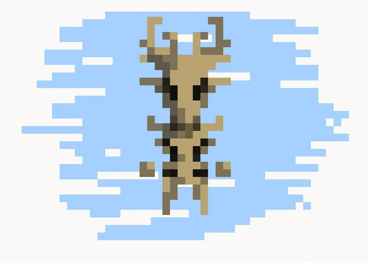 Turned 'funni skinwalker man' into a pixelated sprite | Fandom