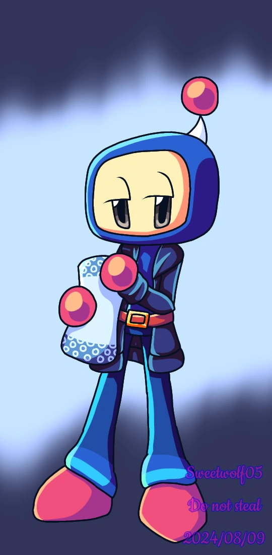 Blue Bomber art I made yesterday | Fandom