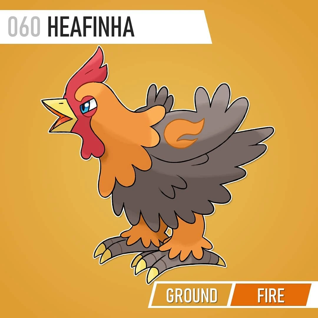Heafinha; a Ground/Fire type (Chicken Pokémon) | Fandom